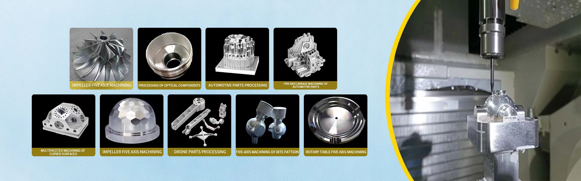 Hardware parts processing 5-axis machining - 5 axis CNC machining - 5-axis linkage machining ...